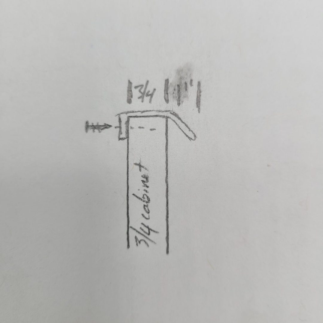 Hammered Iron Finger Pull Rear Mount – Element Hardware
